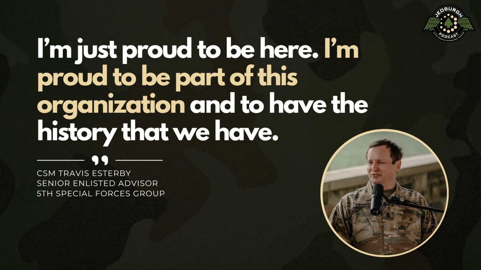 #167: The Legion Has Spoken - 5th Special Forces Group COL Gabe Szody ...