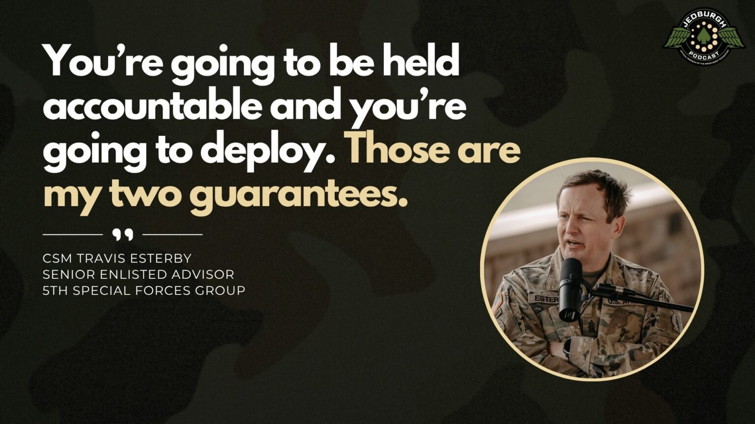 #167: The Legion Has Spoken - 5th Special Forces Group COL Gabe Szody ...