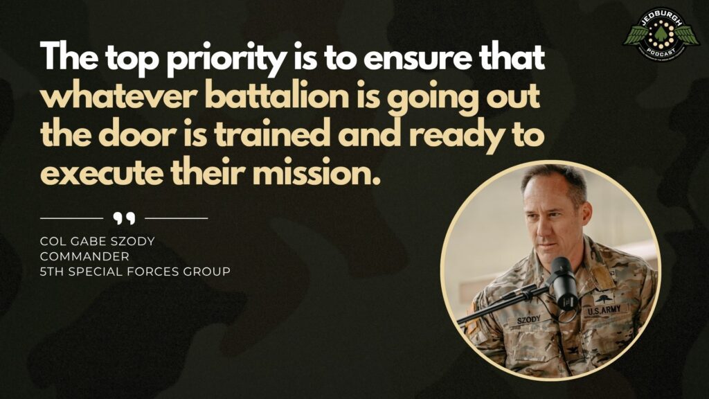 #167: The Legion Has Spoken - 5th Special Forces Group COL Gabe Szody ...