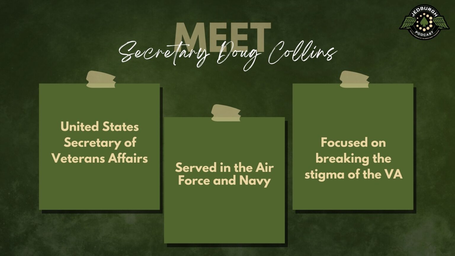 #176: The New VA Standard - Secretary of Veterans Affairs Doug Collins