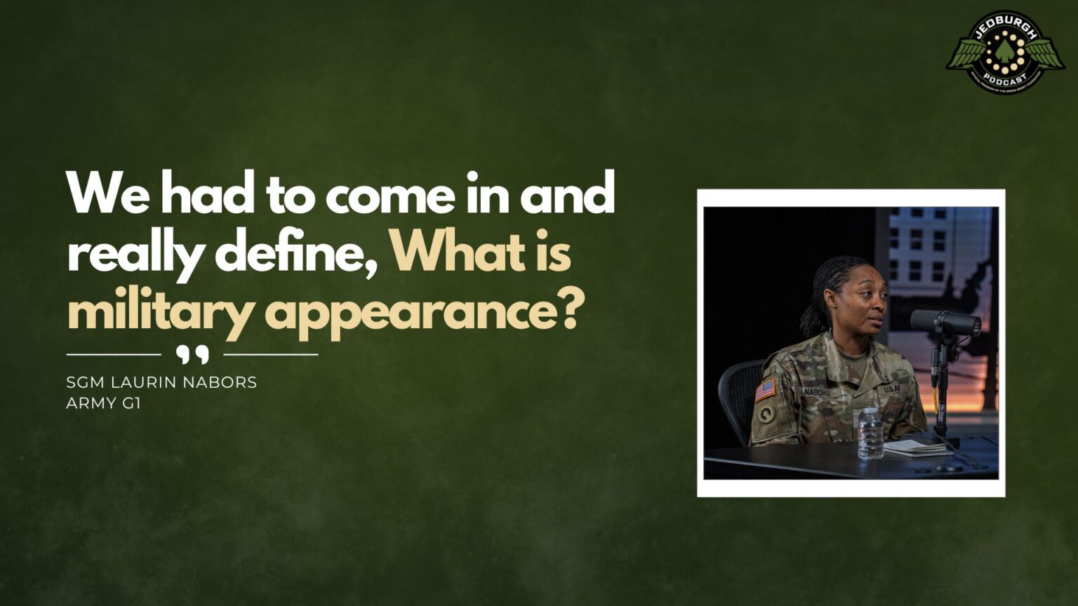 #175: Changing The Wear And Appearance Of The Army Uniform, US Army ...